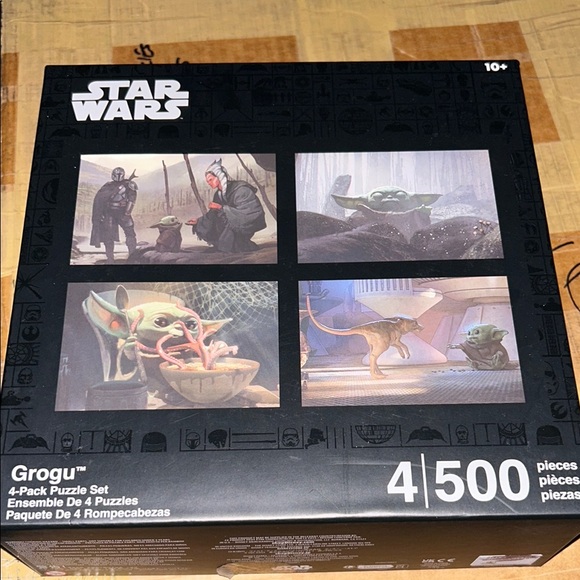 Star Wars | Games | Star Wars Grogu Puzzle Set With Black And White Box ...